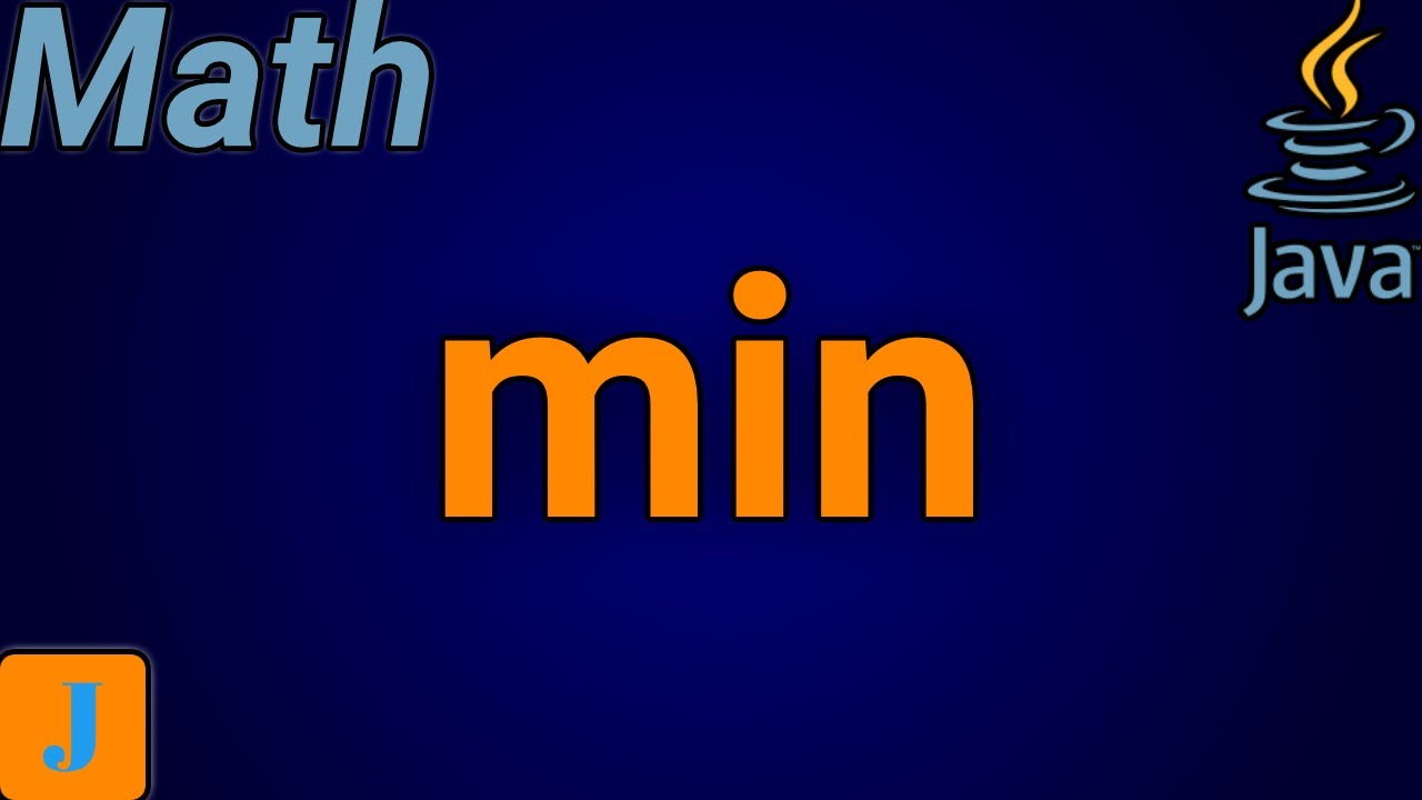 Java Math Min Youtube
