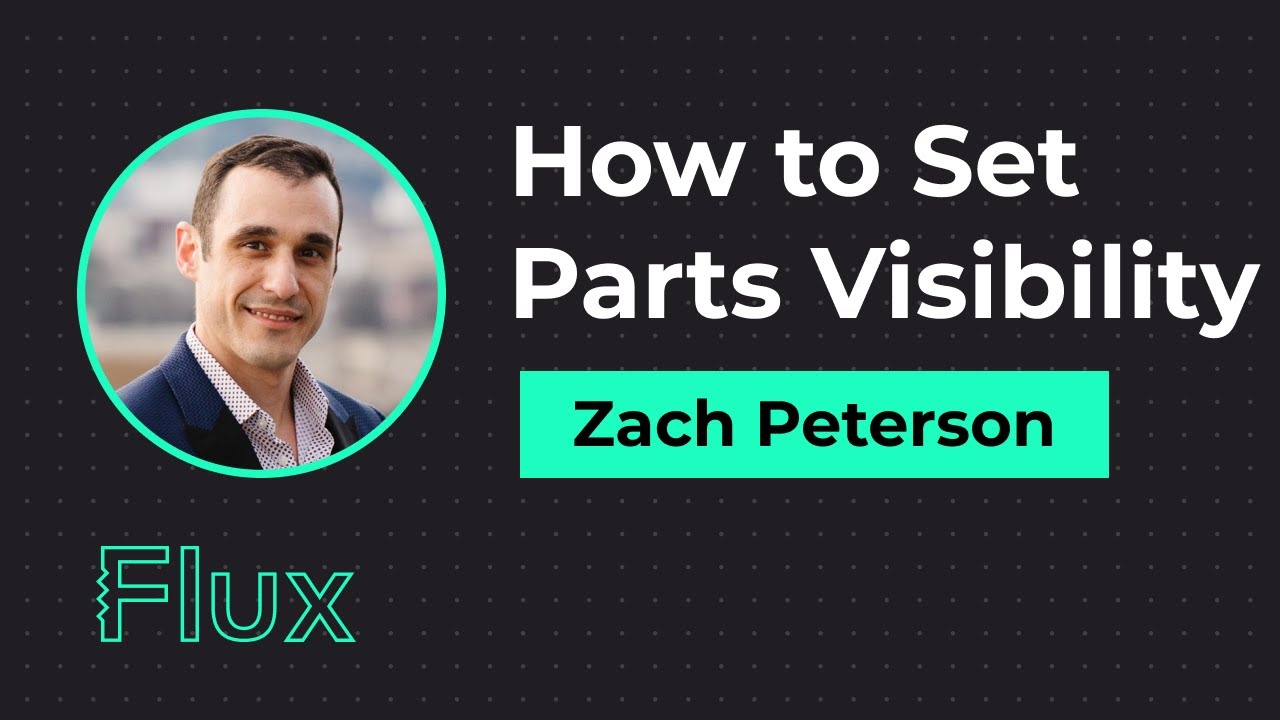 How To Set Parts Visibility Youtube