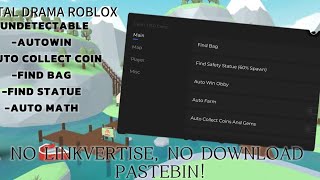 Op Total Roblox Drama Script Find Safety Statue Find Bag Auto Win Obby