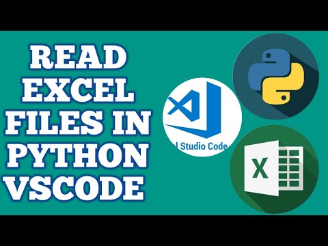 How To Read Excel File In Python Visual Studio Code Youtube