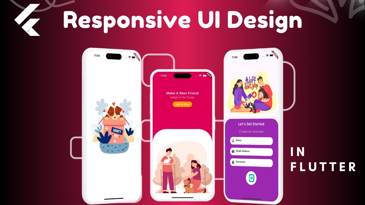 Responsive Design Flutter Tutorial Youtube