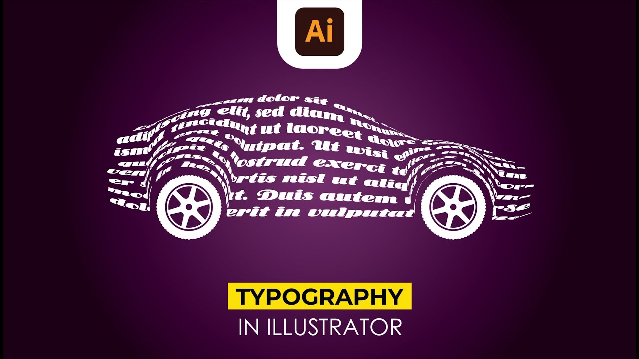 Create Custom Typography In Illustrator Illustrator Tutorial Youtube
