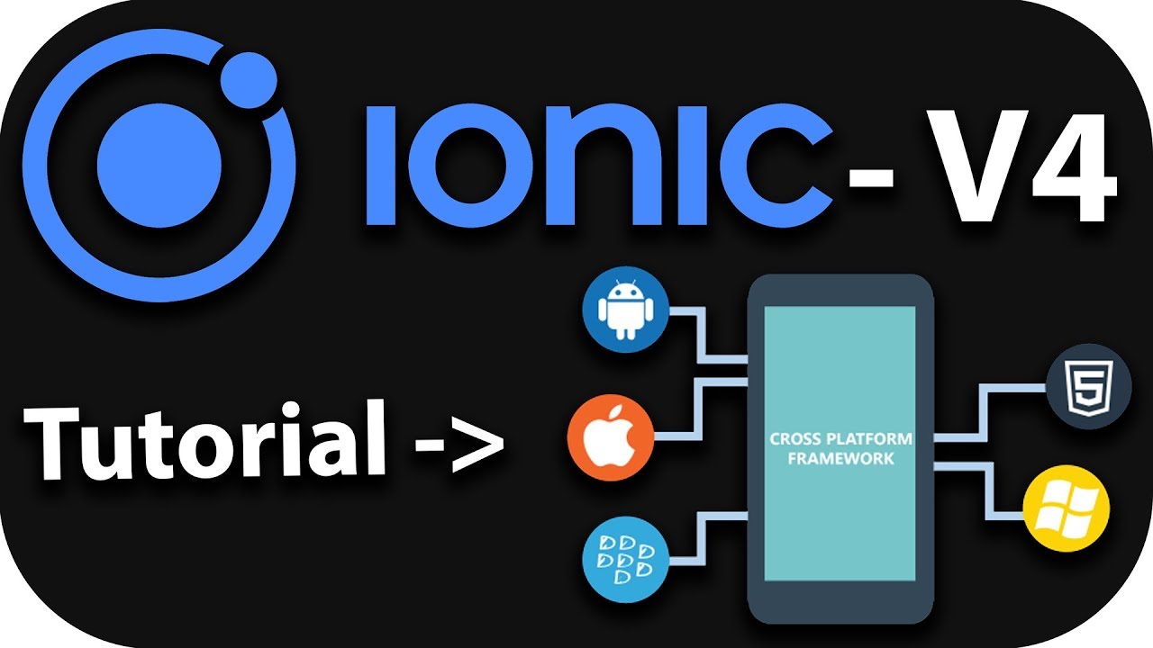 Ionic 4 Mobile App Development For Beginners Introduction Youtube