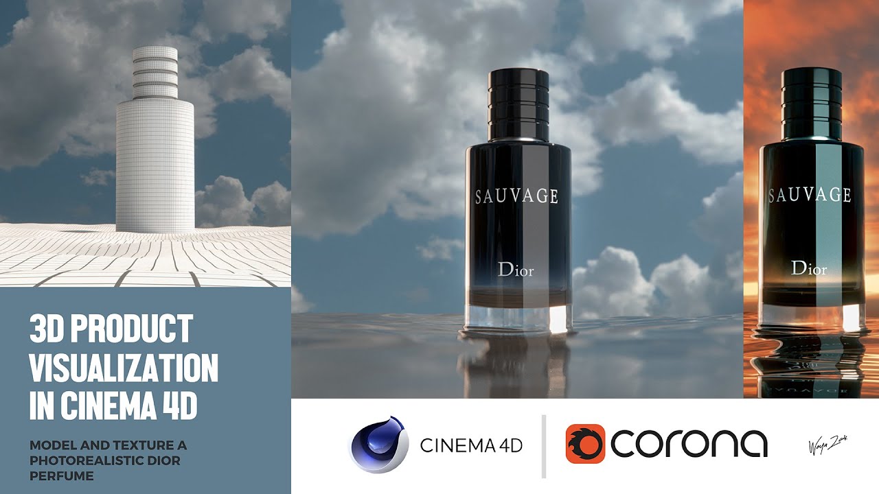 3d Product Visualization In Cinema 4d Using Corona Renderer Youtube