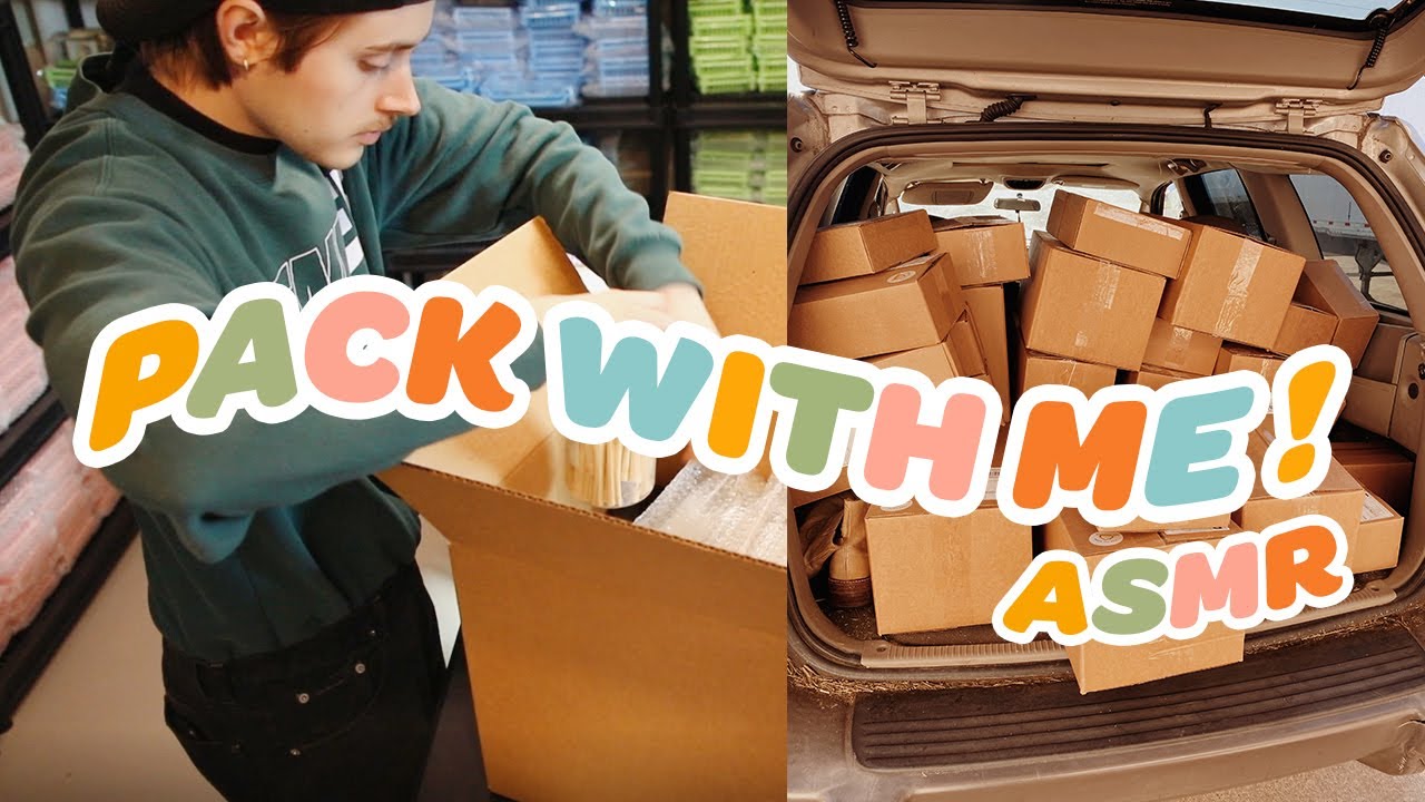 Asmr Packing Orders рџ Relaxing Sounds Youtube