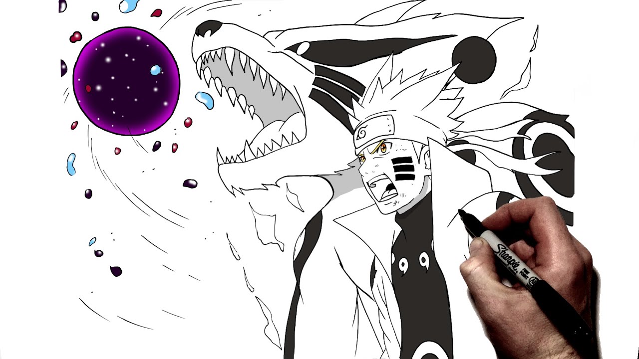 Naruto Demon Form Drawings Tailed Beast Narutopedia Fandom