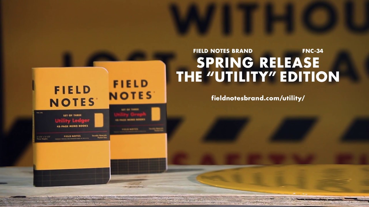 The Utility Edition From Field Notes Youtube
