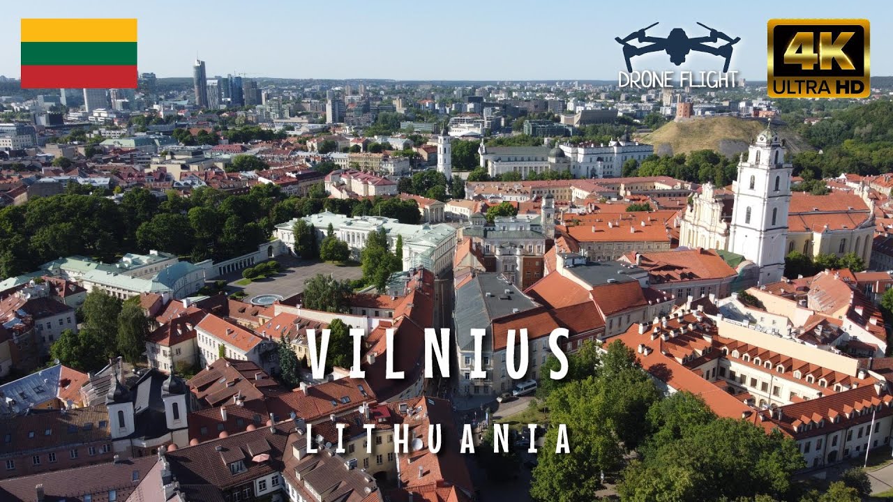 Vilnius Lithuania рџ рџ Drone Flight Youtube