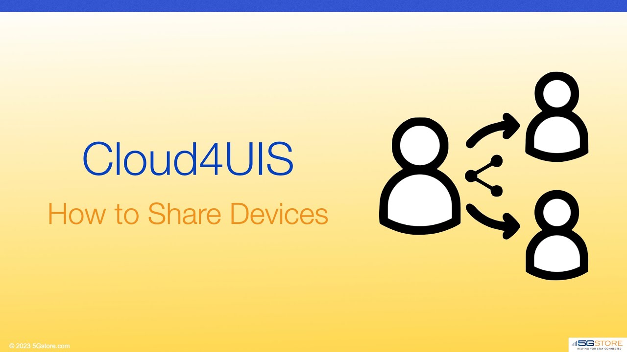 Cloud4uis How To Share Devices Youtube