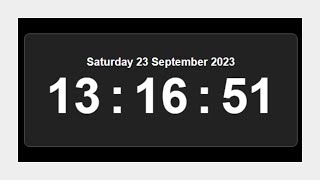 How To Create Digital Clock Using Html Css Javascript Display Time