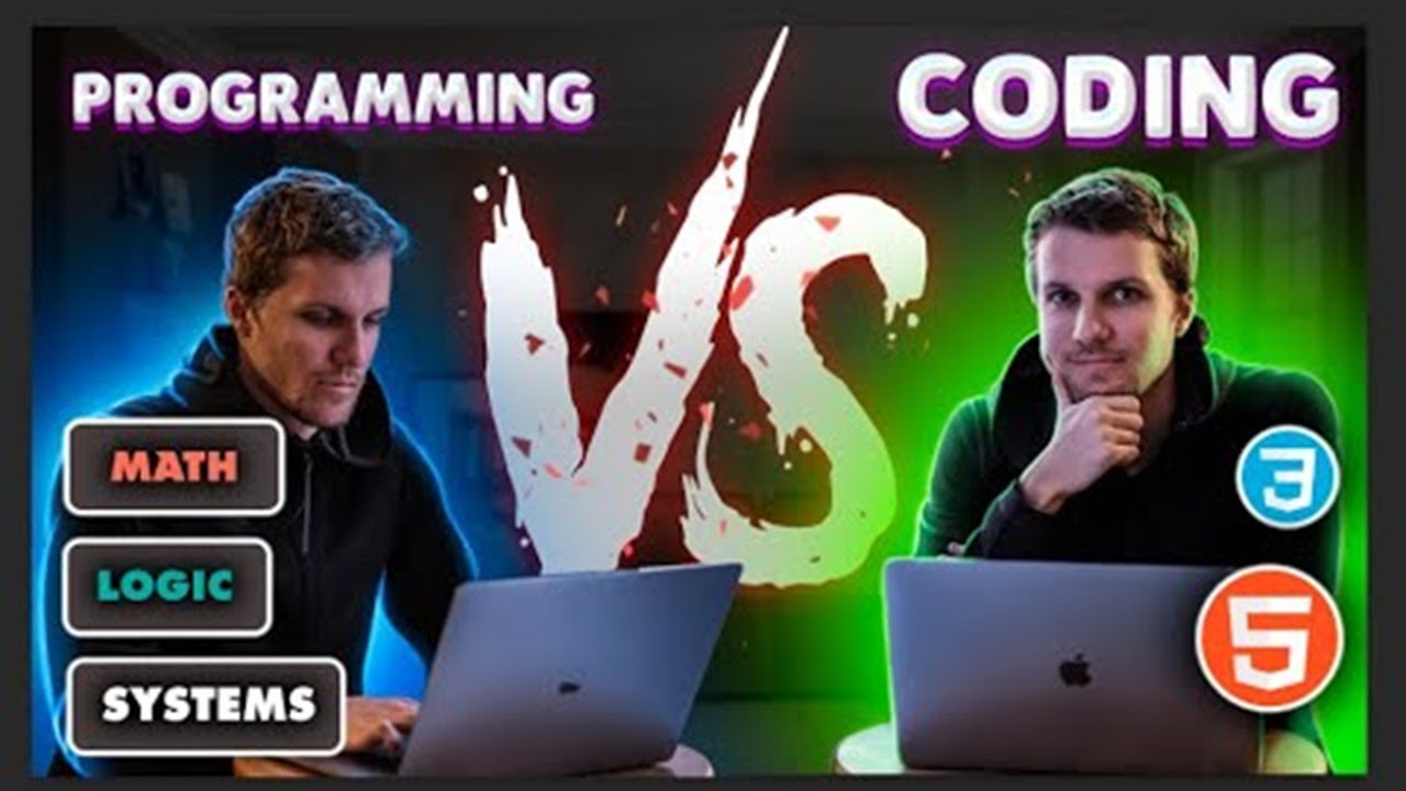 Programming Vs Coding What S The Difference Youtube