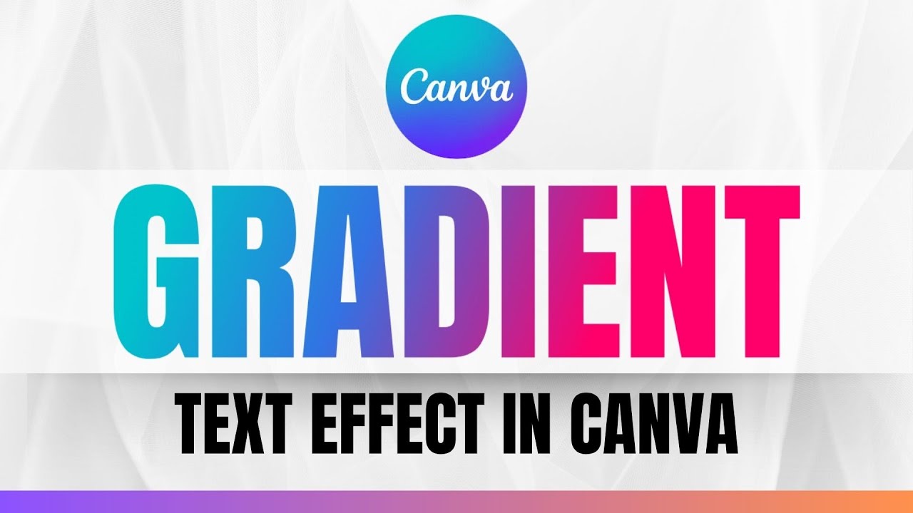 Gradient Text Effect In Canva Gradient Color Text In Canva Gradient
