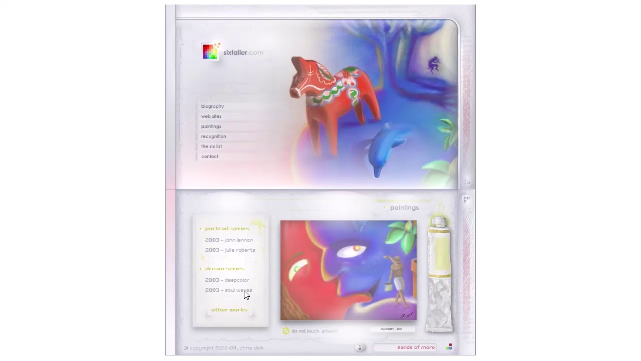 Sixtailer Flash Website In 2003 Youtube