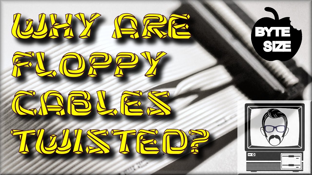 Why Are Floppy Cables Twisted Byte Size Nostalgia Nerd Youtube
