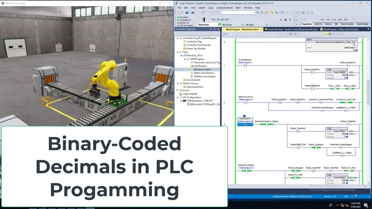 Binary Coded Decimals In Plc Programming Youtube