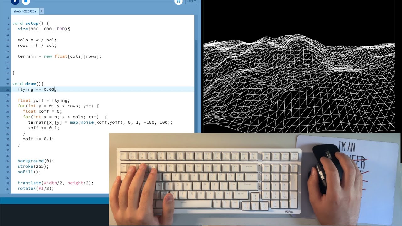 Asmr Programming Terrain Generator No Talking Youtube