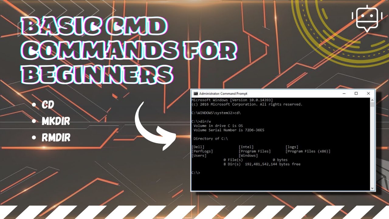 Basic Command Prompt Tutorial For Beginners Basic Cmd Commands For