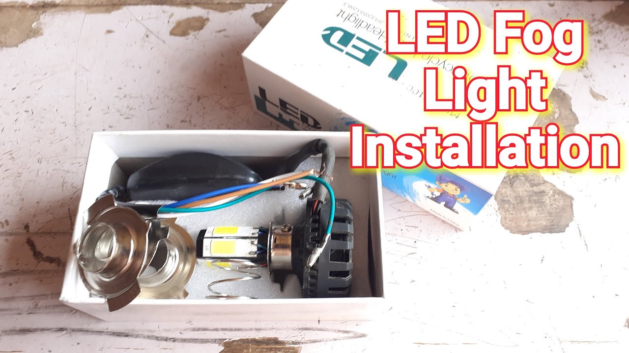 How To Install Led Fog Light Youtube