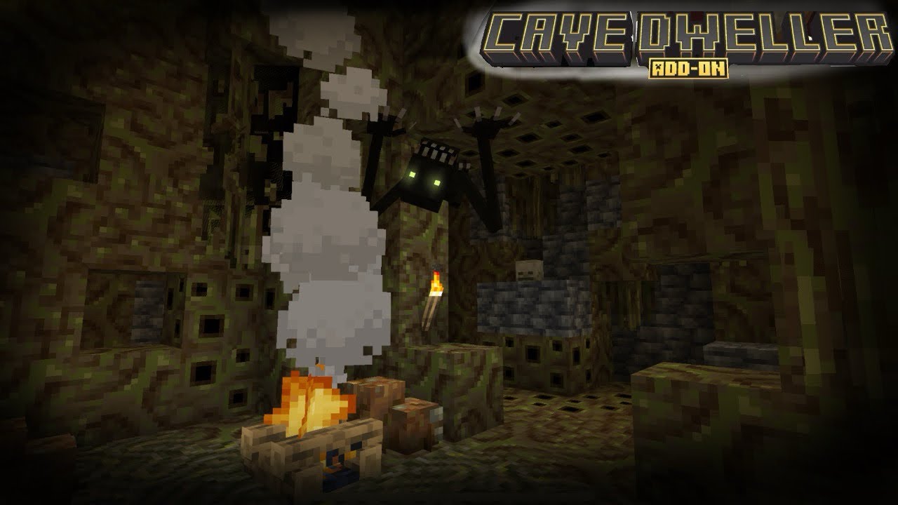 Reviewing The Cave Dweller Addon From The Marketplace Minecraft Youtube