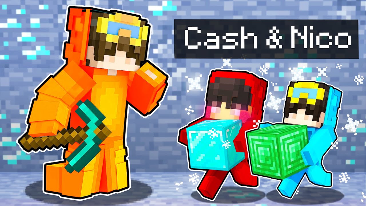 Playing Minecraft As Helpful Cash And Nico Youtube