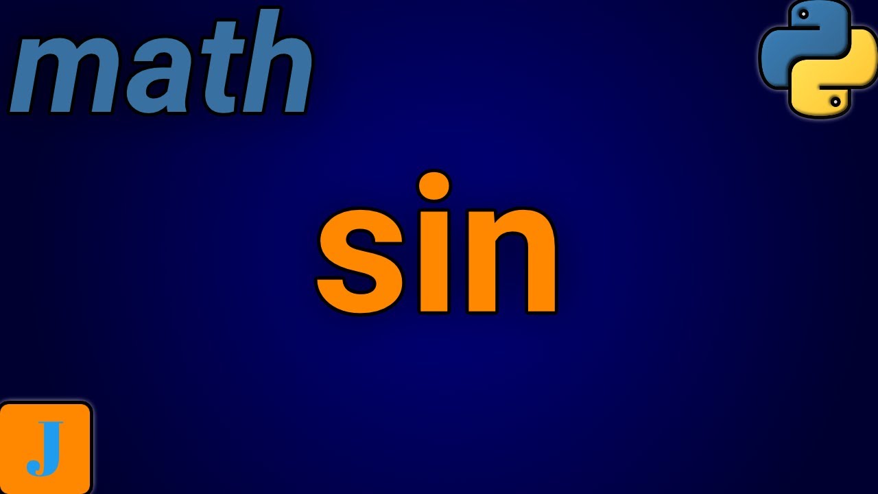 Python Math Sin Youtube
