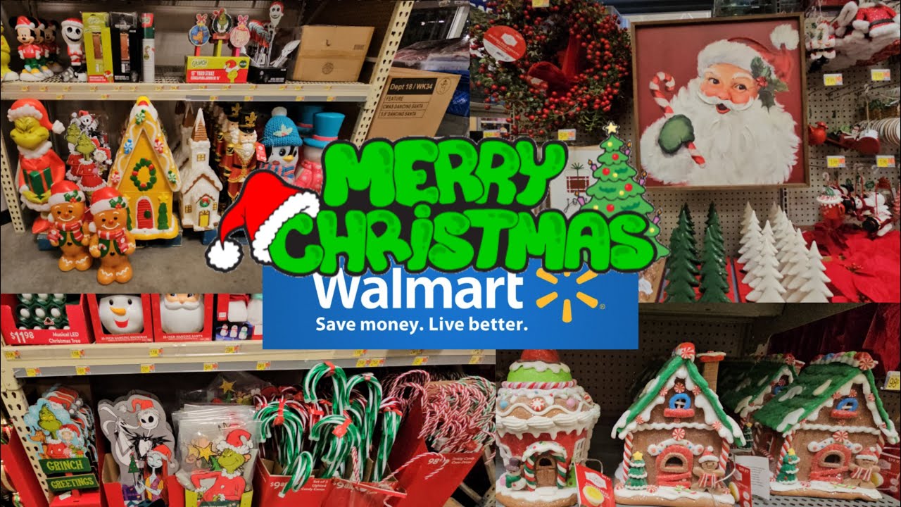 Walmart Christmas Decorations 2023 New Arrivals Shop With Me Youtube