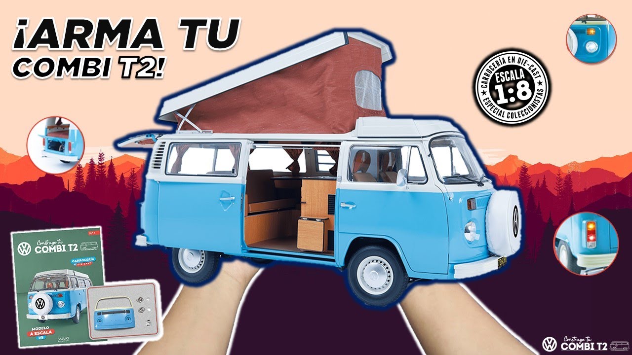 Construye Tu Propia Volkswagen Combi T2 En Escala 1 8 Paso A Paso