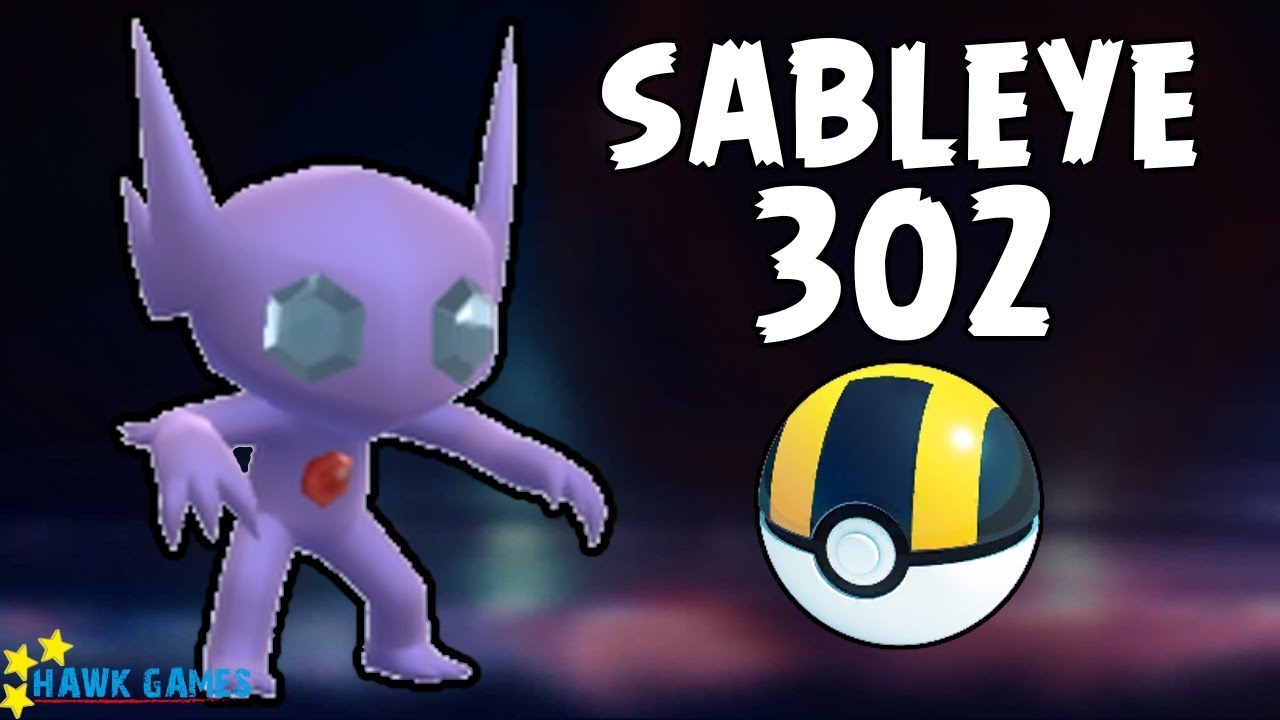 Sableye Caught Generation 3 Pokedex 302 Pokemon Go No Hack Youtube