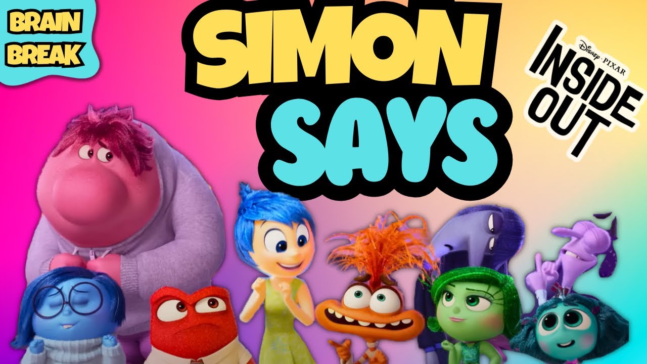 Back To School Brain Break Inside Out Simon Says Youtube
