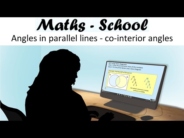Maths School Angles On Parallel Lines Co Interior Angles