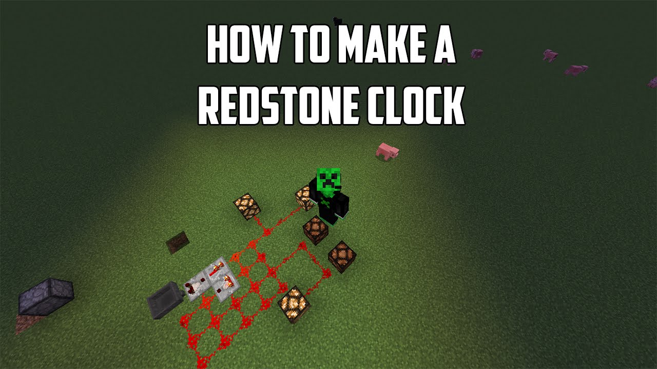 How To Make A Redstone Clock In Minecraft Youtube