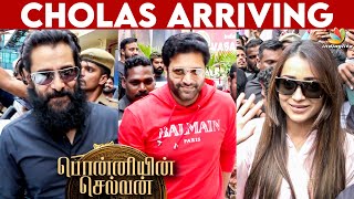 Trisha Jayam Ravi Chiyaan Vikram Karthi At Sathyam Cinemas