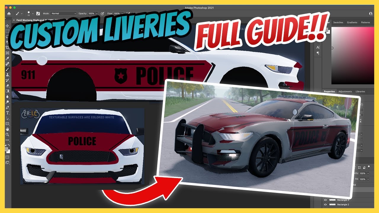 Erlc How To Make Upload Custom Liveries Full Guide Tutorial Walk