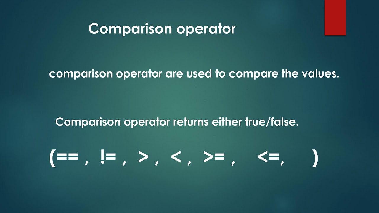 Python Operators Youtube