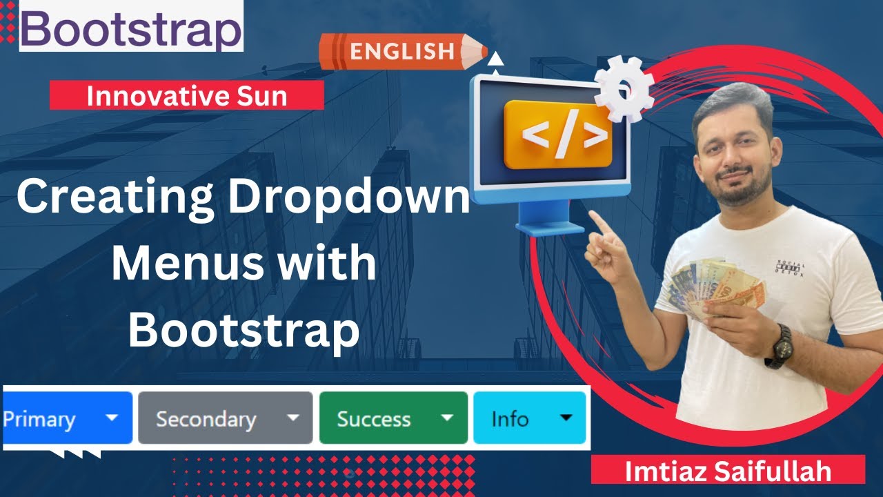 Dropdown Menus With Bootstrap Collapse In Bootstrap English Youtube