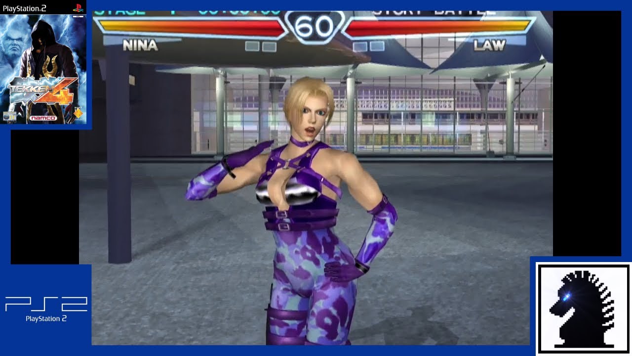 Ps2 Tekken 4 Story Mode Nina Youtube
