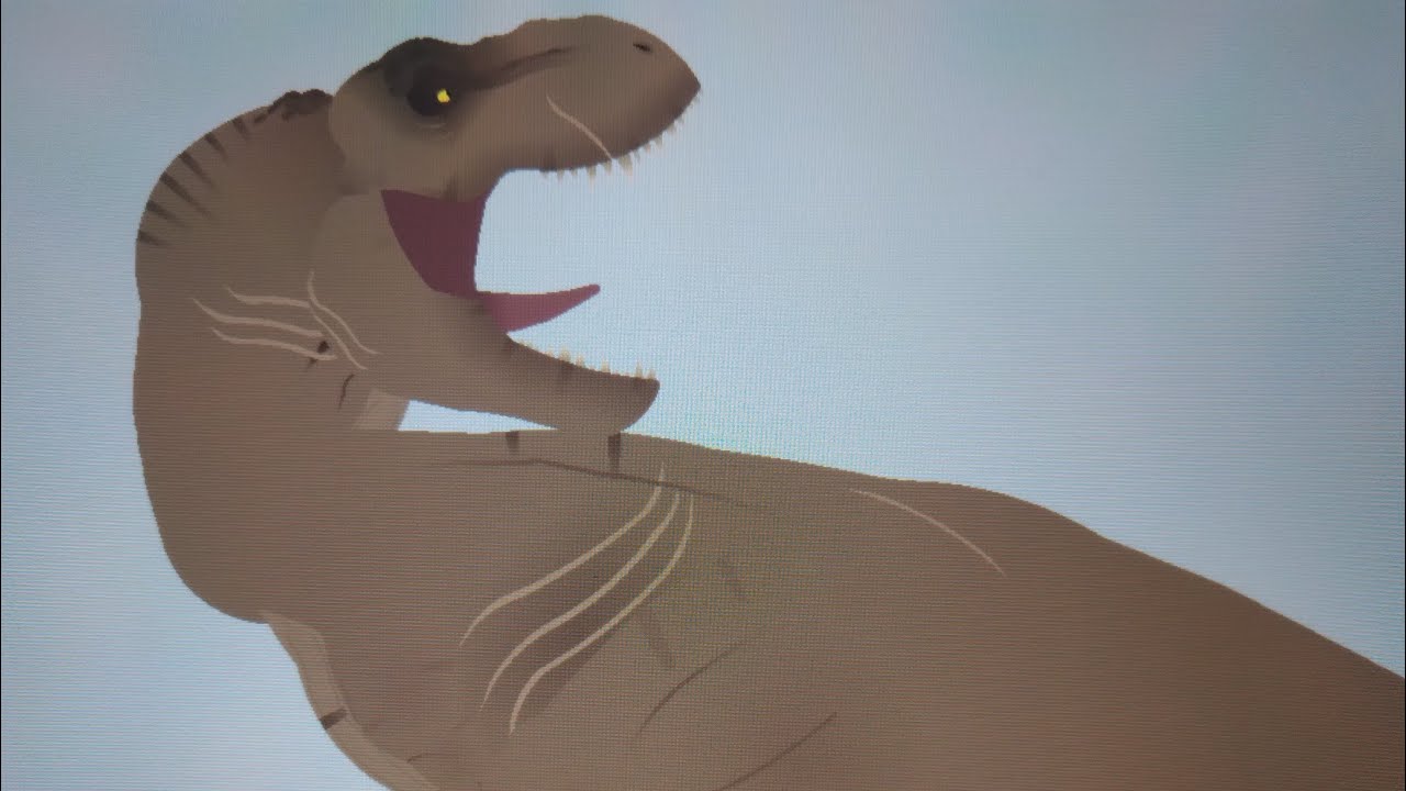 Rexy Roar Test Stick Node S Animation Youtube