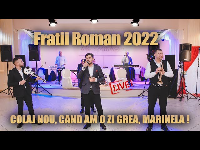FRATII ROMAN - Colaj Nou , CAND AM O ZI GREA - MARINELA COVER LIVE 2022