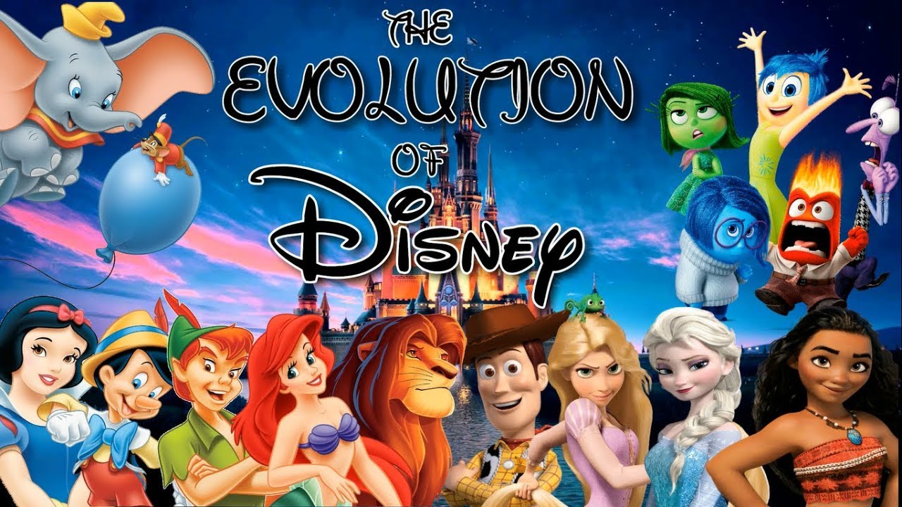 The Evolution Of Disney 1937 2018 Youtube