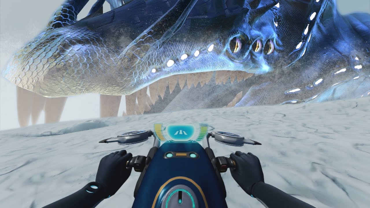 Gargantuan Leviathan In Subnautica Below Zero Youtube