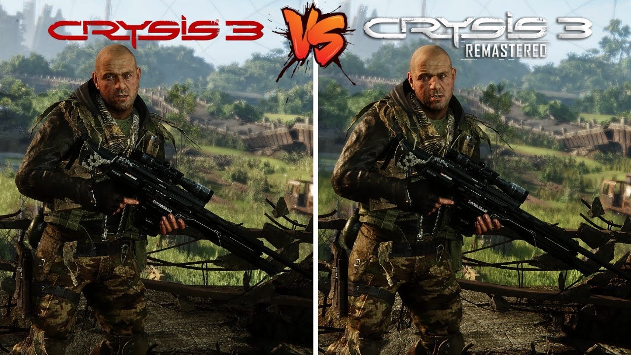 Crysis 3 Vs Crysis 3 Remastered Graphics Physics Comparison Pc 4k