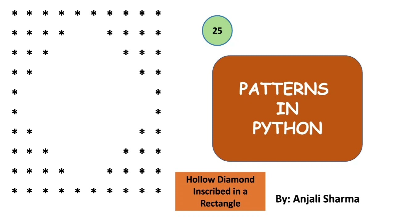 How To Draw A Diamond Shape In Python