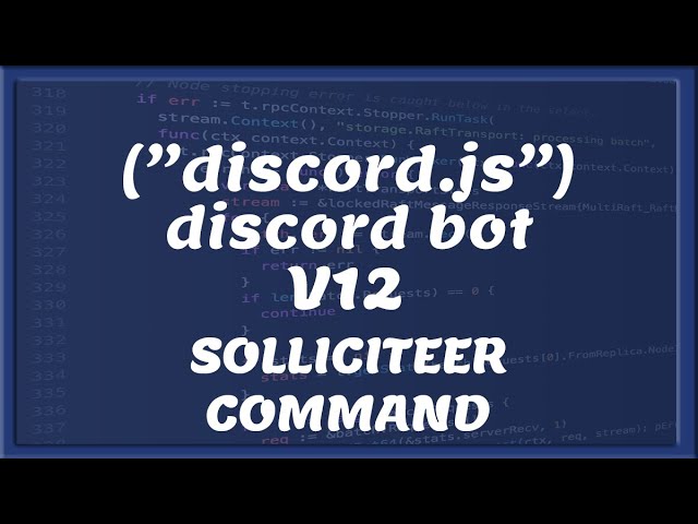 Discord Bot Tutorial V12 Ep 01