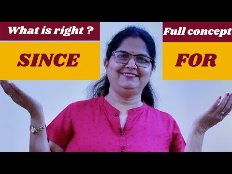 Since For Difference Between Since For Examples And Uses Youtube