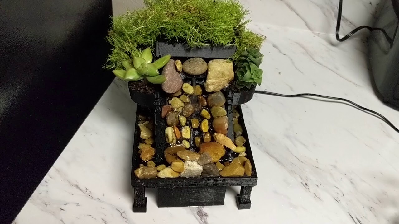 Waterfall Planter Designed In Tinkercad Youtube
