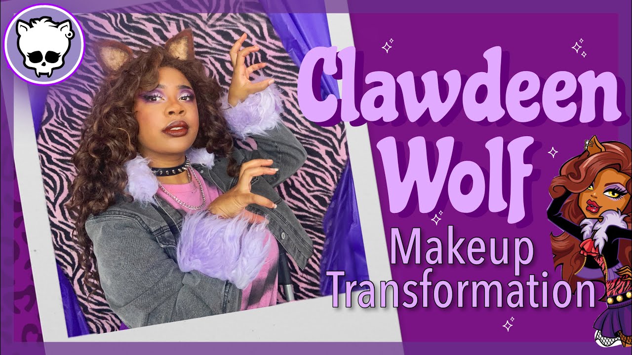 Clawdeen Wolf Makeup Transformation Monster High Cosplay Costume