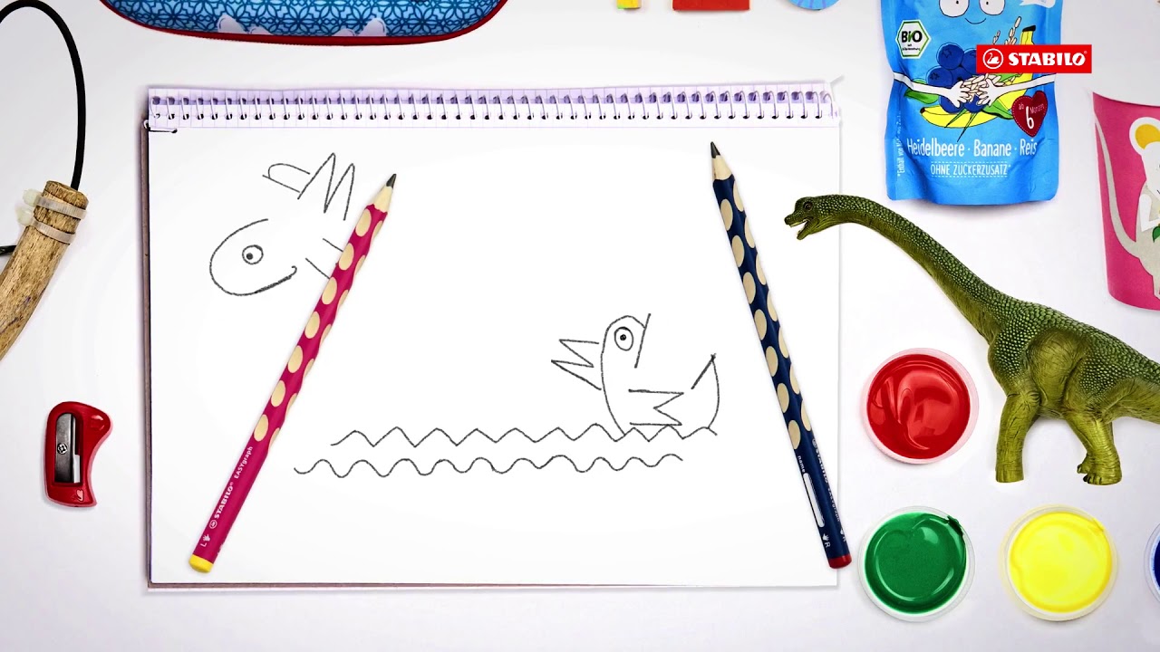 Stabilo Easygraph Ergonomic Pencil Left Right Youtube
