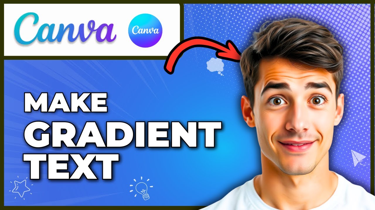 How To Make Gradient Text In Canva Typegradient Tutorial Easiest Way