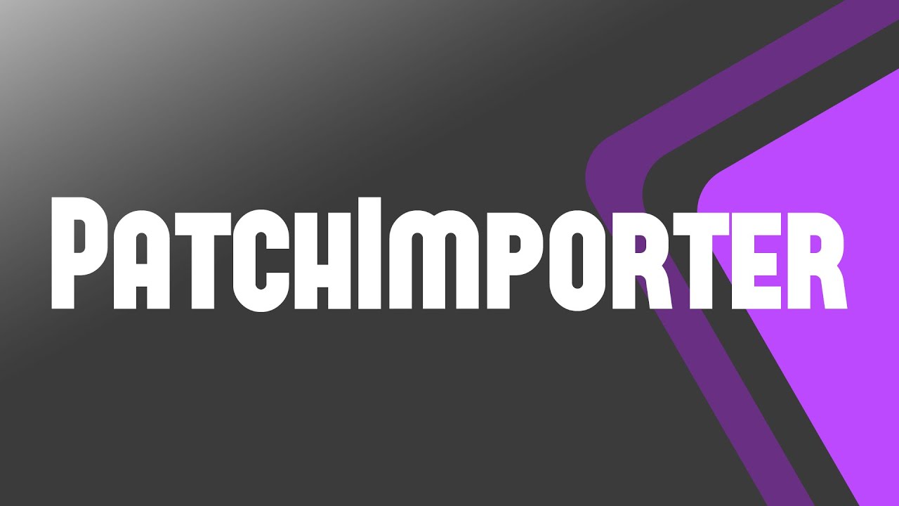 Ma Tools Patchimporter Csv Import Youtube