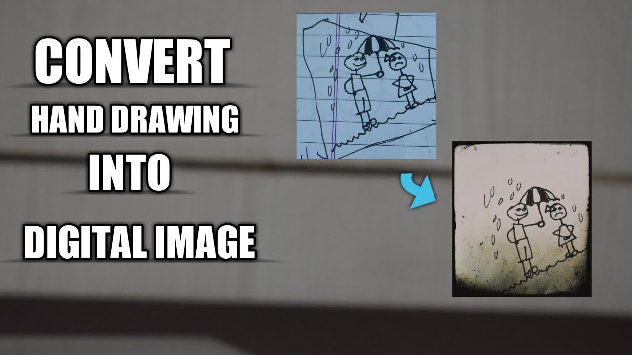 Convert Hand Drawing Into Digital Image In Android Youtube